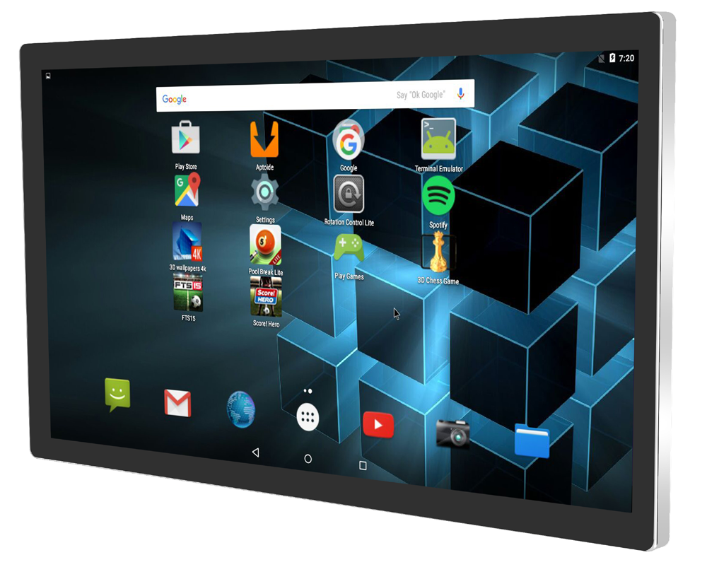 43 inch Extra Large Screen Wall Mounted Android Tablet With HDMI